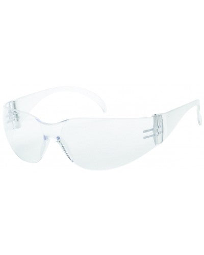 INOX F-I 1715 Series Basic Wrap Around Safety Glasses, Dozen (12 pairs ...