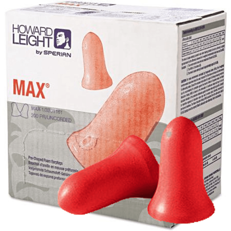 MAX1 Uncorded and MAX30 Corded Earplugs | Excelco Safety- Irving TX